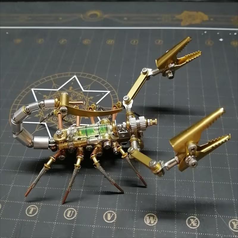 DIY Mechanical Punk Scorpion Model Kit, 3D Insect Assembly Set ...
