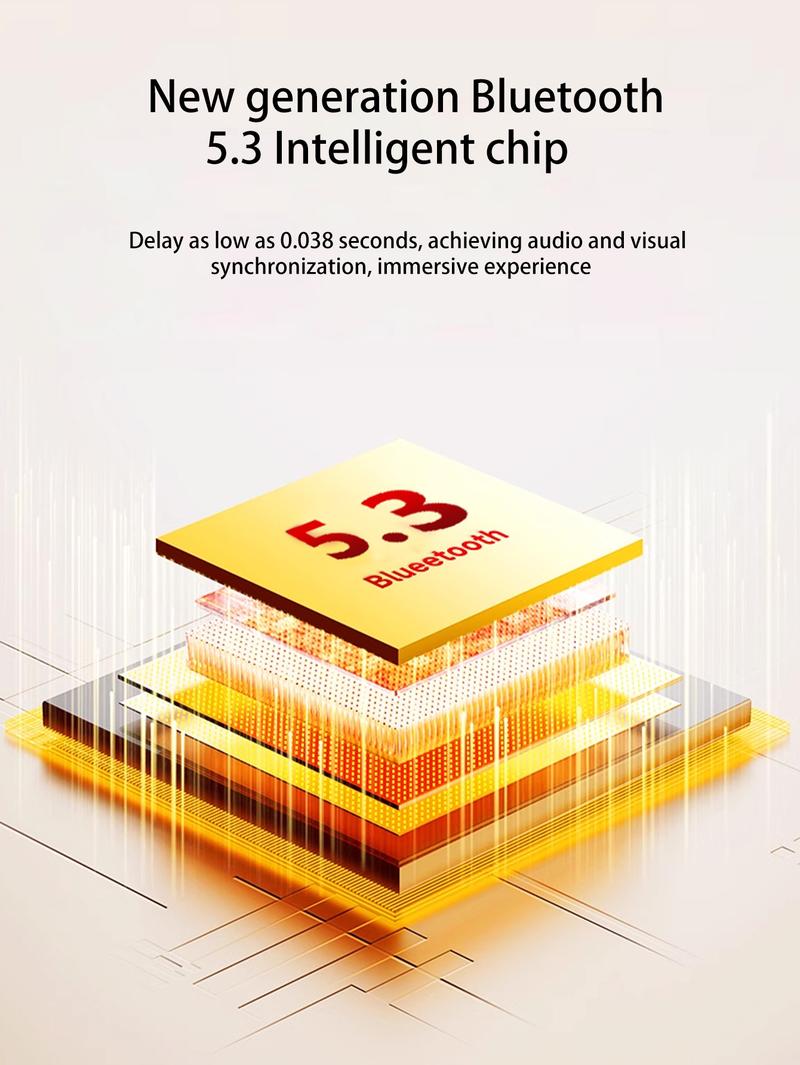 Wireless Over-Ear Headphones with Deep Bass – HD Stereo Sound, Built-in ...