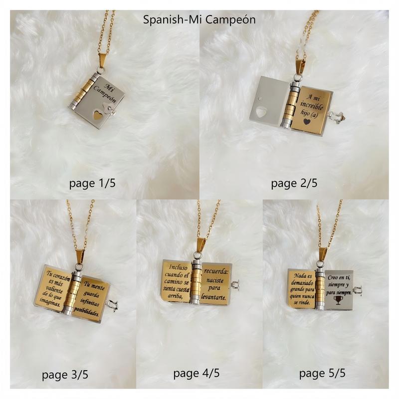 My Little Star Book Necklace for Daughter – Meaningful Jewelry Gift for ...