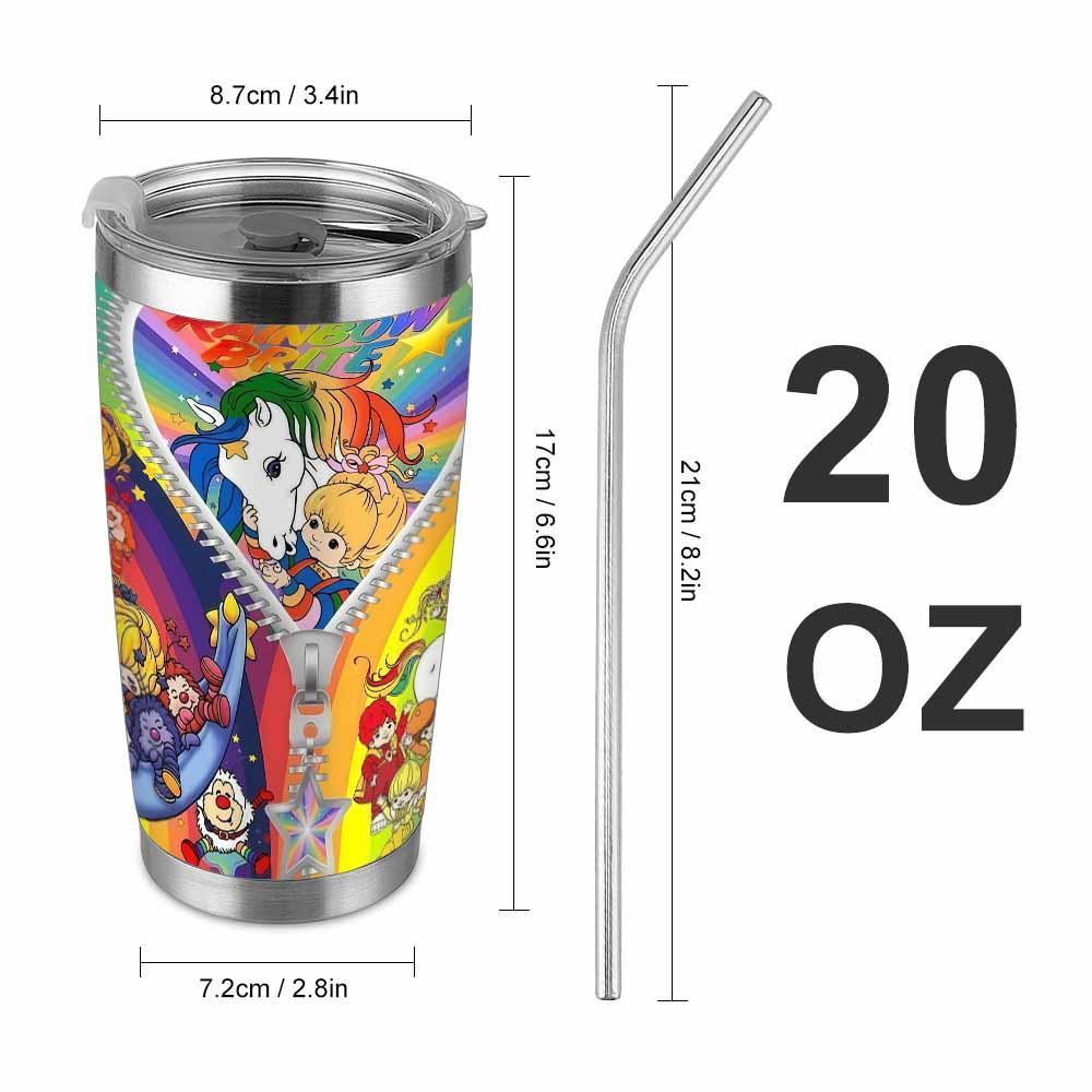 Rainbow Brite Car Cup (40oz/30oz/20oz) Nostalgic 80s Cartoon Character ...