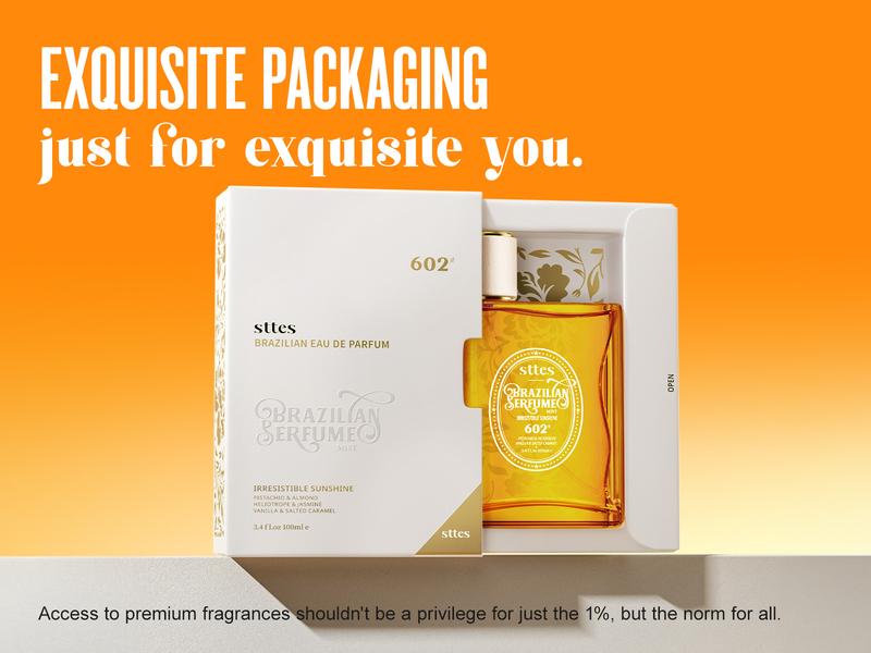 Sttes Perfume 602#（Irresistible Sunshine） - Eau De Perfume 100ml (3.4fl ...