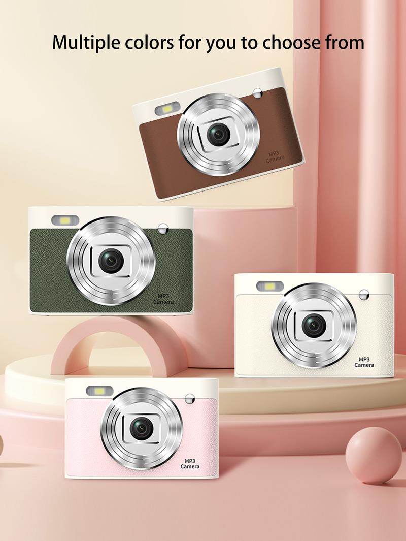 Retro HD Digital Camera with 2.4'' LCD, Rechargeable – Video Recording ...