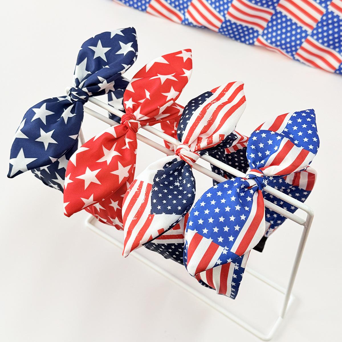 This 4-pack set includes lovely bunny ear headbands adorned with ...