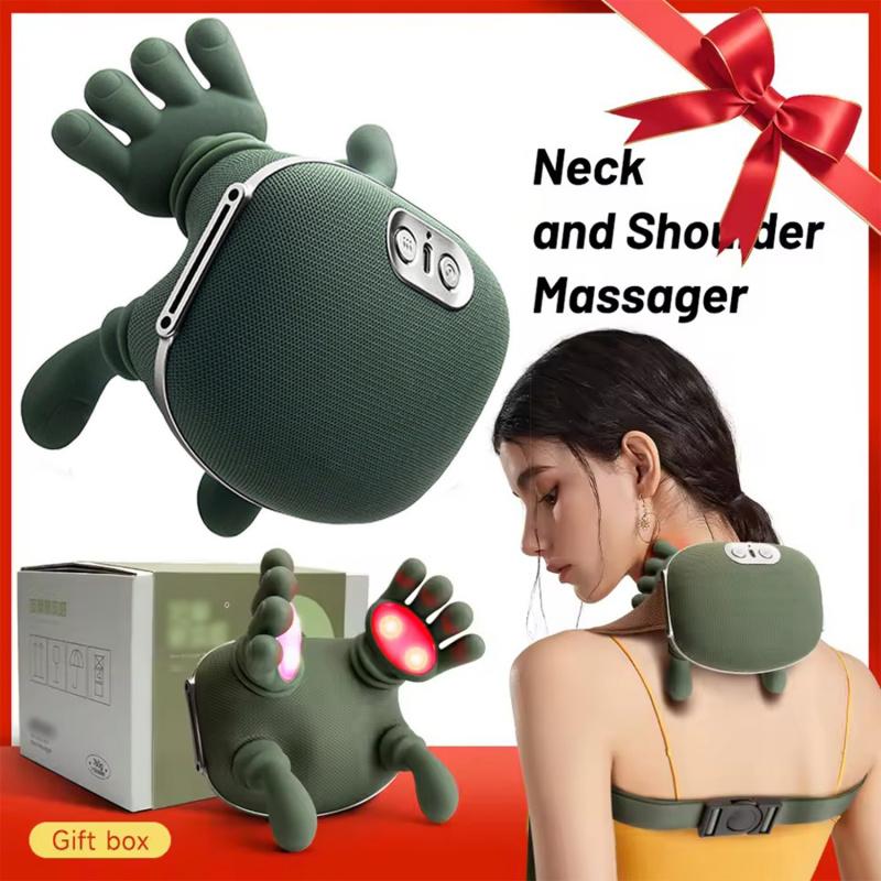 Neck Massager, Professional Handheld Shoulder Neck Massage Device ...