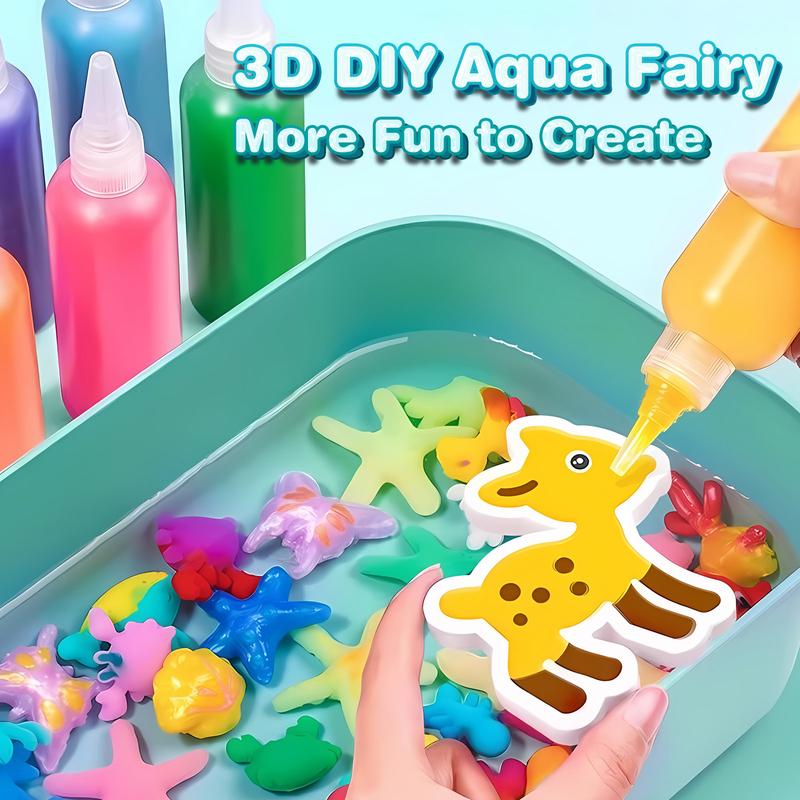 Nfutreon Magic Water Elf DiY Kit Grow Gel Fairy AnimalsSTEM Educational ...