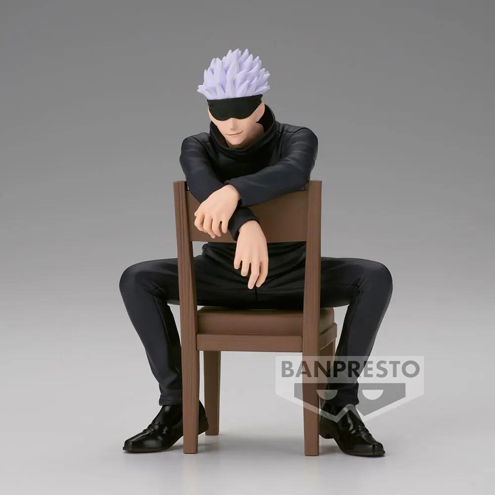 11cm Anime Jujutsu Kaisen Rest time 4 Gojo Satoru Figure Sitting Chair ...