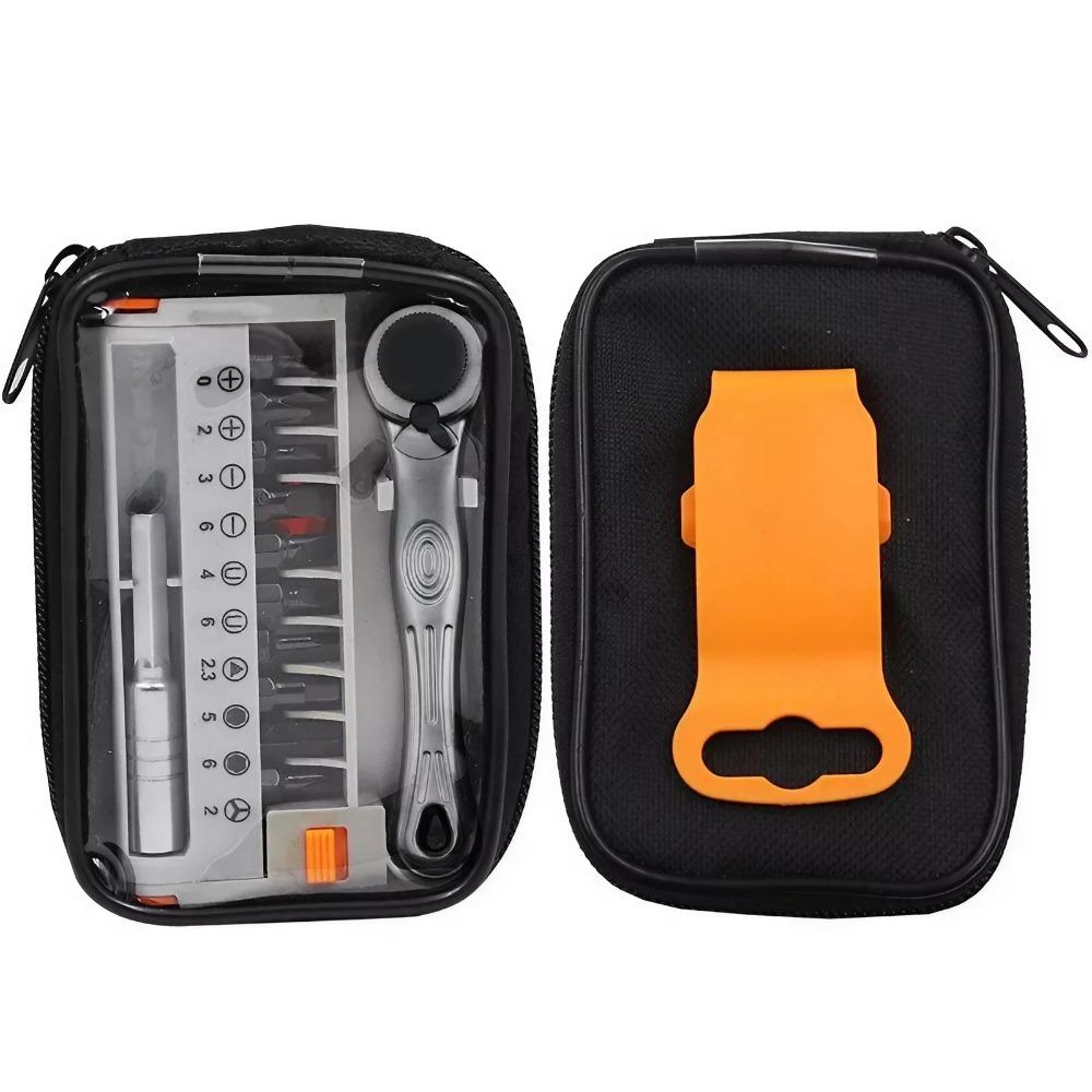 26-in-1 Ratcheting Multi-Tool Kit: Portable Waterproof Bike Repair Set ...