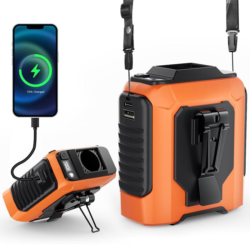 Brushless Motor Waist Clip Fan with Multi Function Charging Port ...