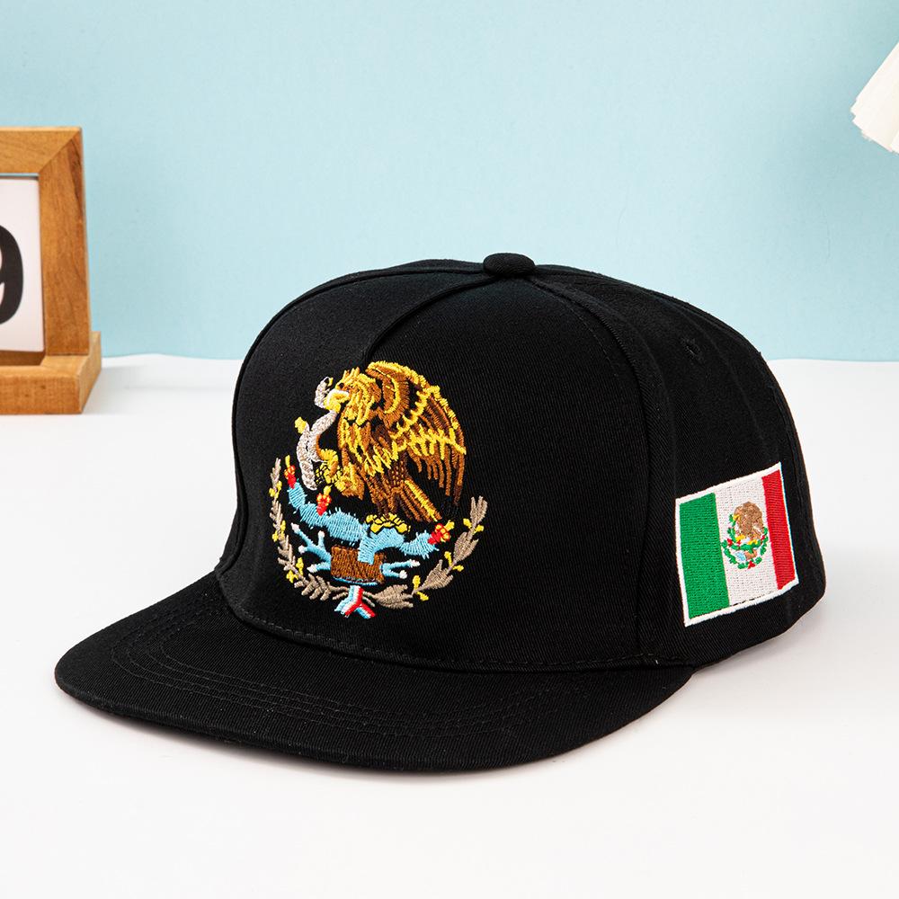 2026 New Arrival Mexican Style Flat Brim Baseball Cap, Multi-color ...