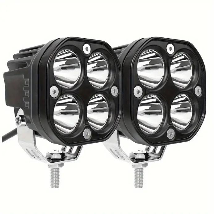 2pcs 3 Inch 40W LED High Intensity Cube Pod Work Light LED Light White ...