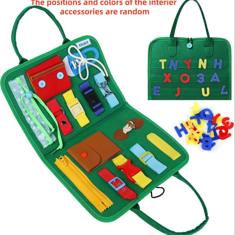 Preschool Sensory Book for Learning Fine Motor Skills, Travel Toys for ...