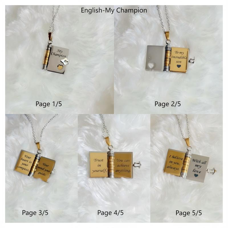 My Little Star Book Necklace for Daughter – Meaningful Jewelry Gift for ...