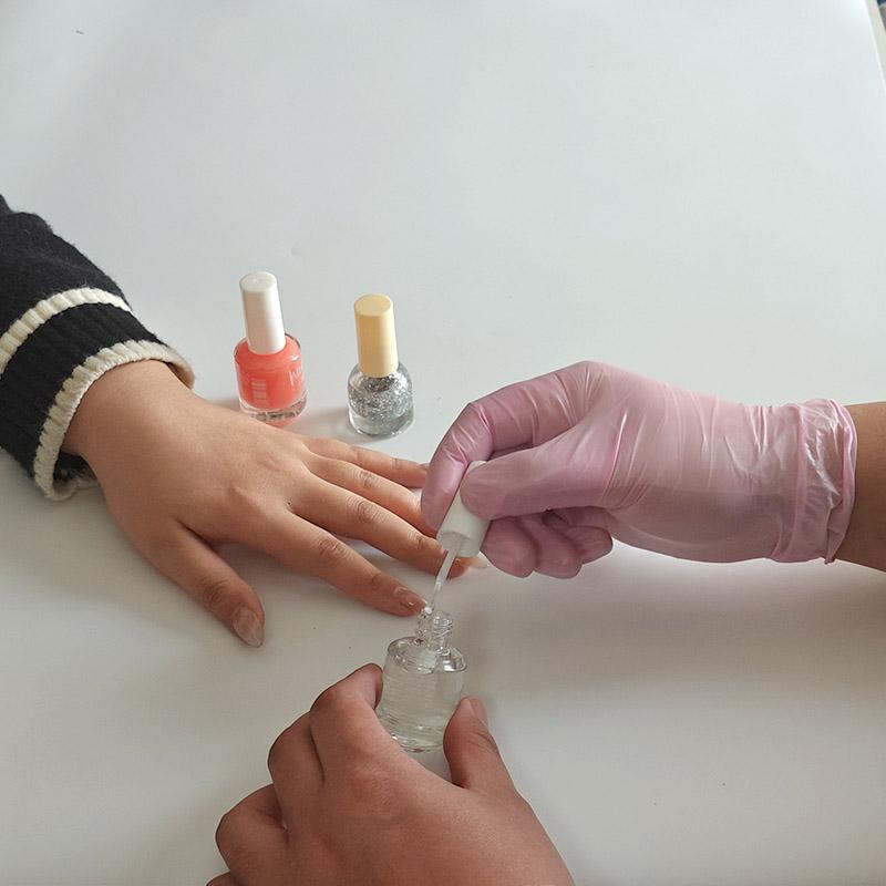 100pcs Light Nitrile Gloves, Dust-Free, Non-Fading, Industrial ...