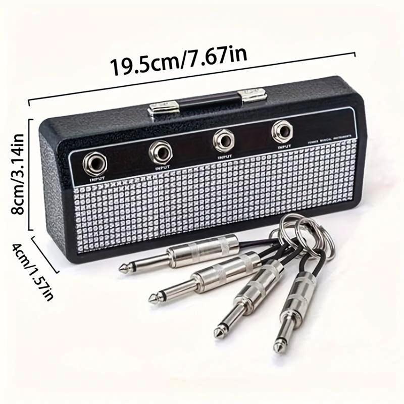【FaddishDeal】Guitar Amp key holder includes 4 guitar socket keys and 1 ...