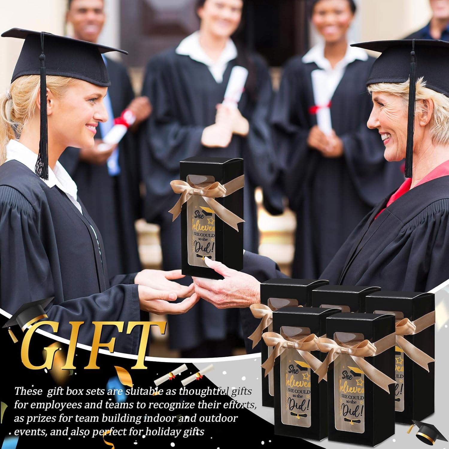 6 Sets Graduation Gifts for Her Graduation Glass Cups Class of 2026 ...