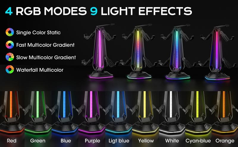 Dz510 Multi-Function Handle Holder Stand, Fits Headset and Various Game ...