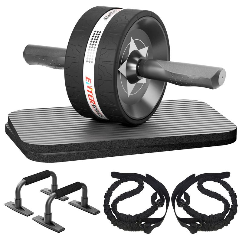 kuxi Rollers Wheel Kit, Exercise Wheel Core Strength Training Abdominal ...