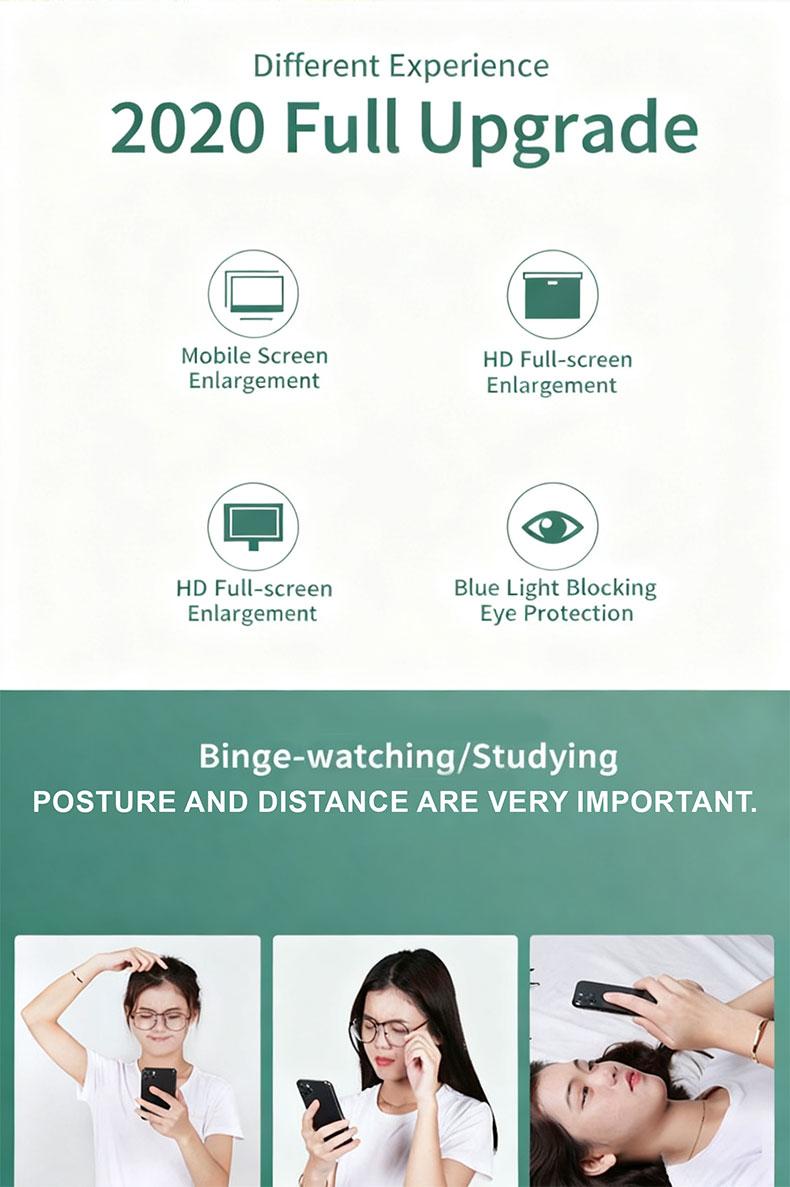 Multifunctional 12 Inch Phone Screen Magnifier, HD Screen Amplifier for ...