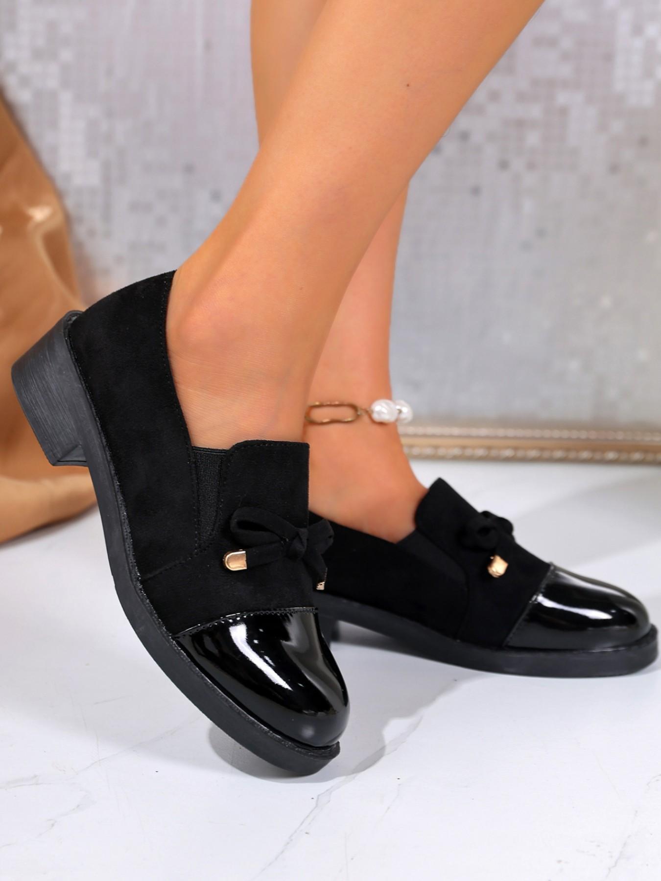 Women's PU Leather Formal Shoes, Spring & Fall Fashion, Plain Pattern ...
