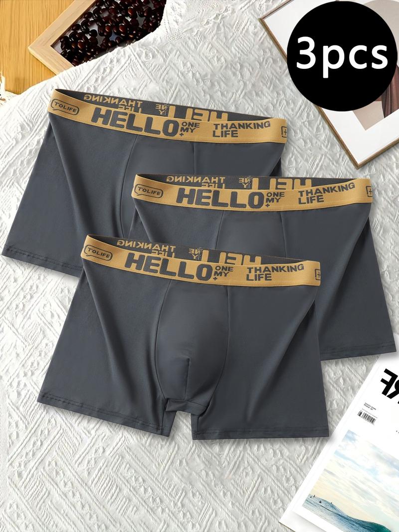 Men's underwear made of polyester boxer underwear with a fixed ...