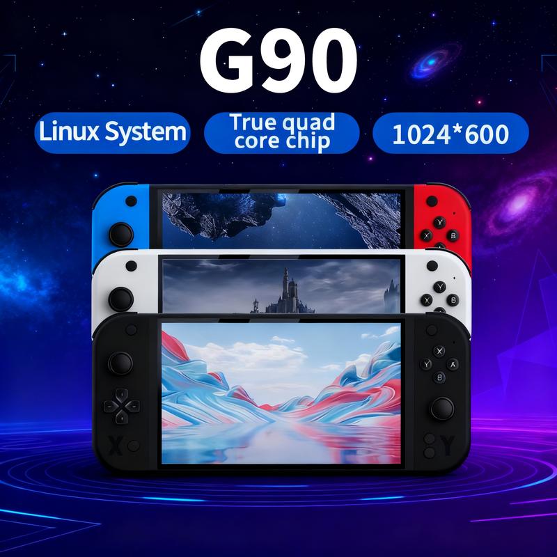 G90 Handheld Gaming Console Portable Digital Console 64GB 7.0" HD IPS ...