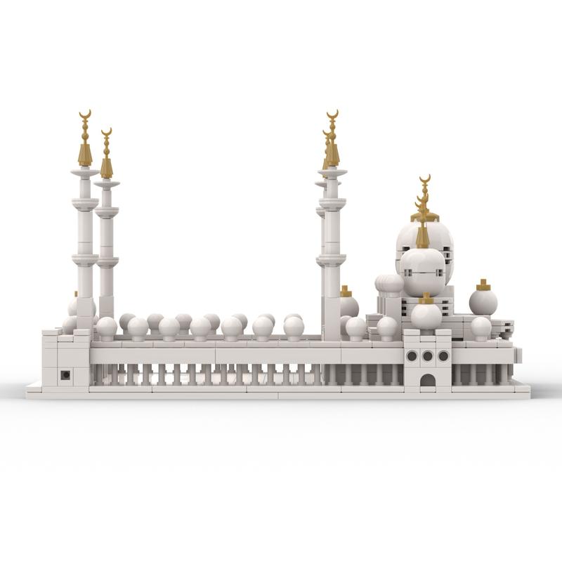 Abu Dhabi Mosque - Sheikh Zayed Grand Mosque Building Blocks for Kids ...