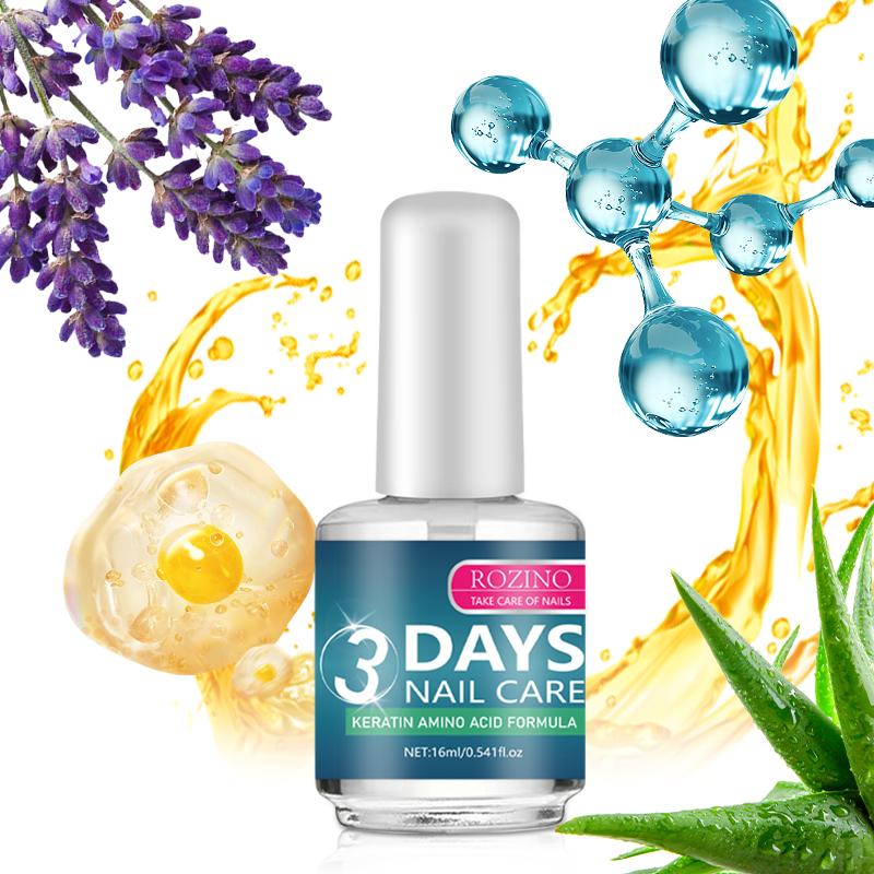 ROZINO 3 Days Nail Care - Keratin Amino Acid Formula for Superior Nail ...