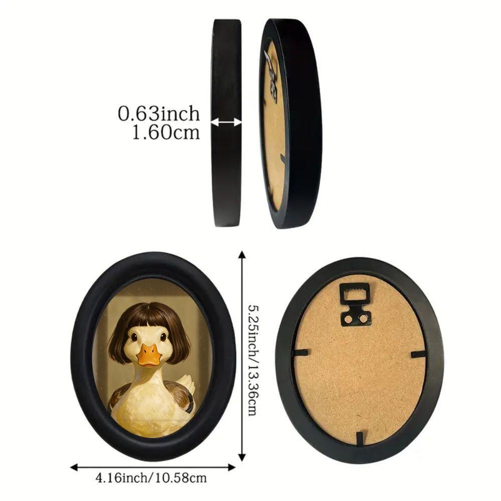 Vintage Art Style Long Hair Duck Pattern Decorative Home Item ...