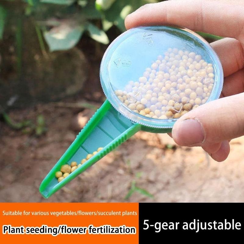 Handheld Seed Sower for Small Gardens | 5 Adjustable Settings for ...