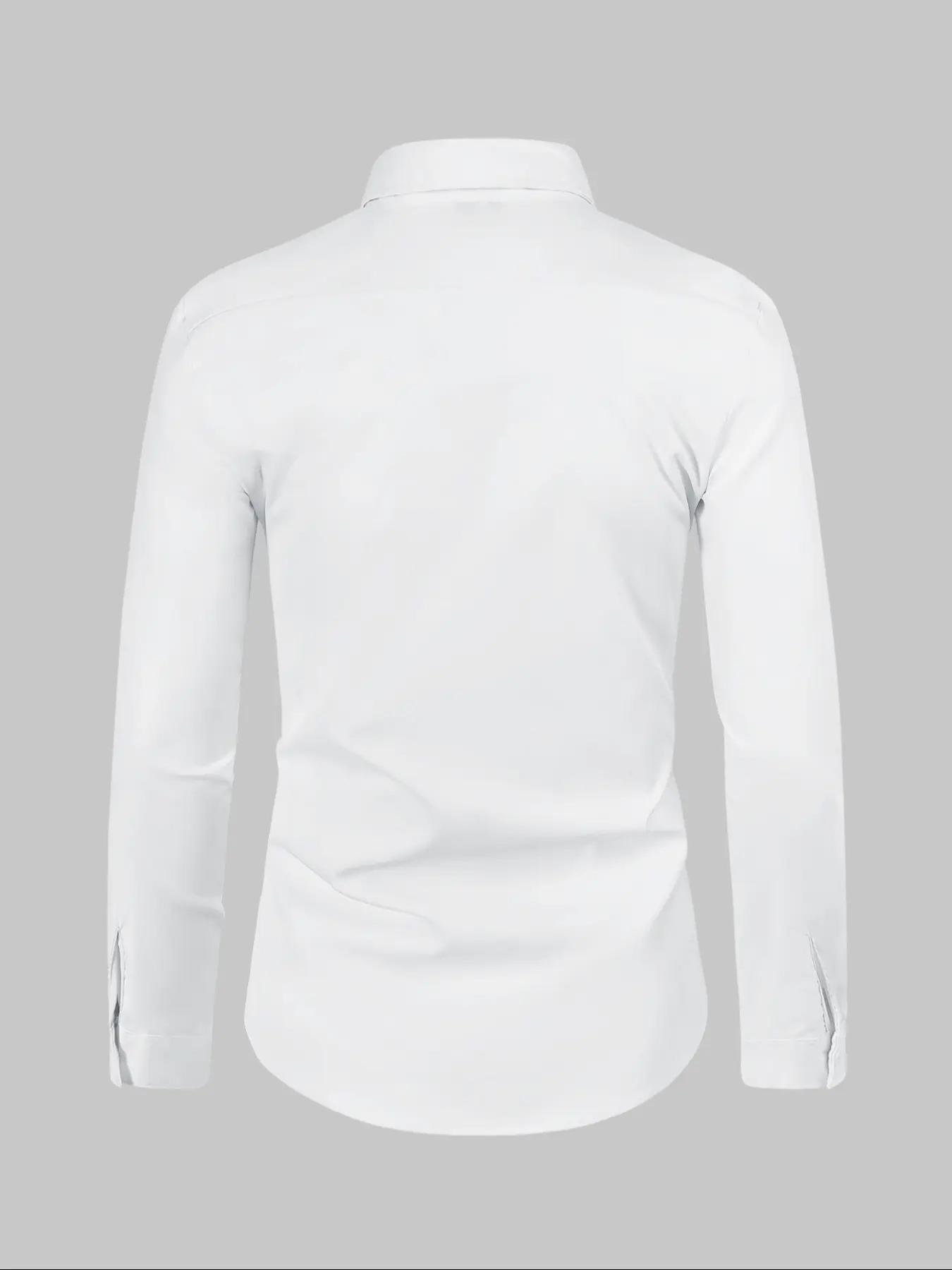 Men's Spring Casual Long Sleeve Shirt, Trendy Western Cowboy Pattern ...