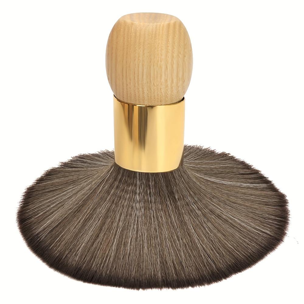 A Large Dust Brush for Haircuts, Made of Solid Wood with Natural Fibers ...