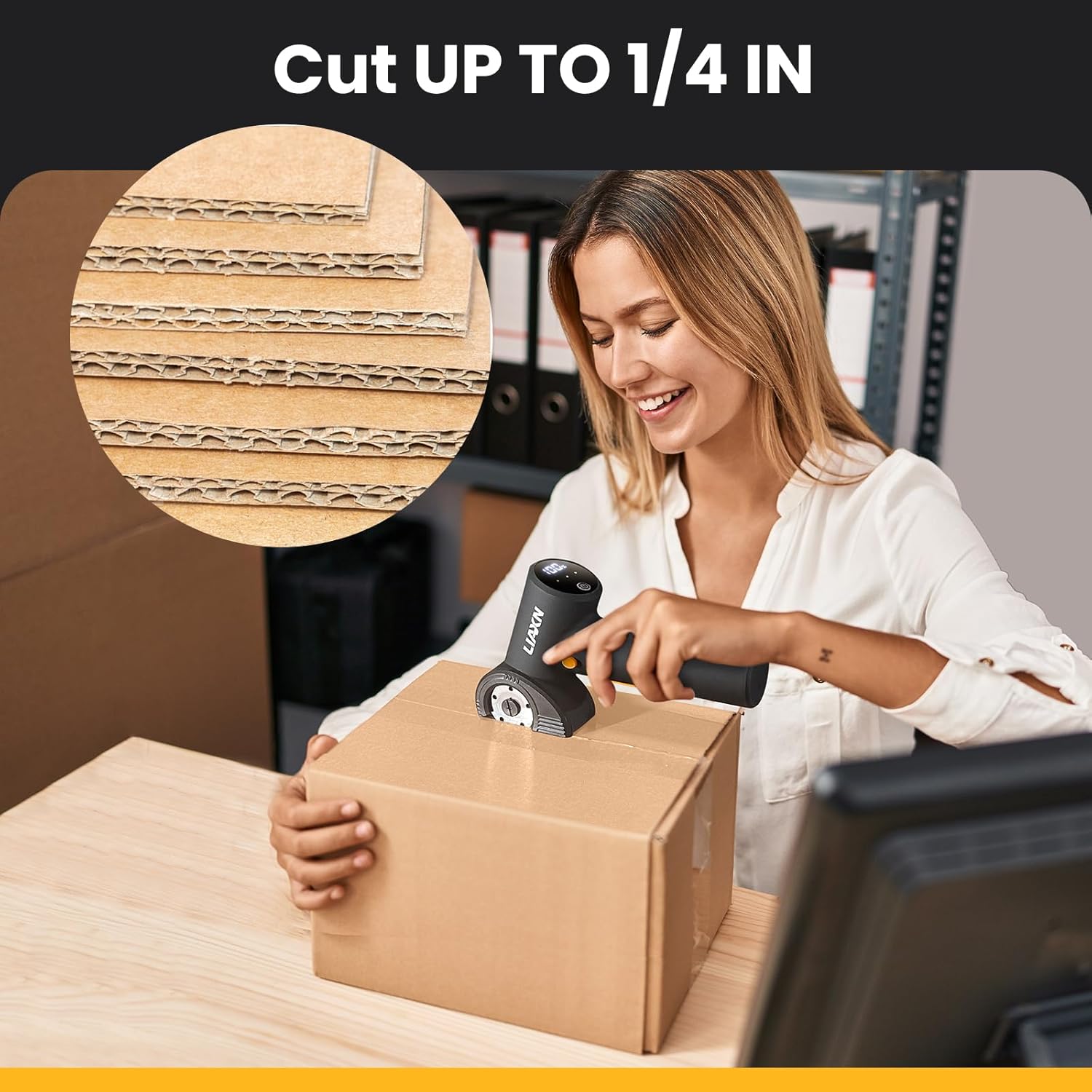 Cardboard 4000mAh 450RPM 3 Speeds Cordless Electric - Cardboard Box ...