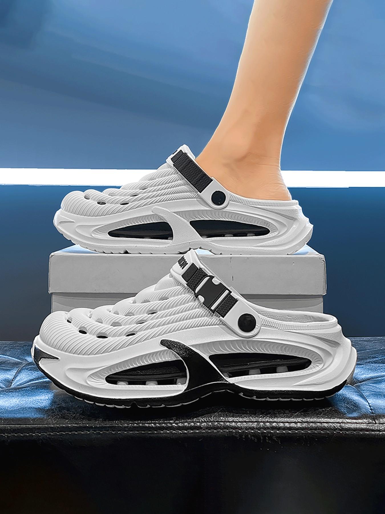 Men's Open-Toe Slippers Outdoor Summer Breathable Nonslip Anti-Slip ...