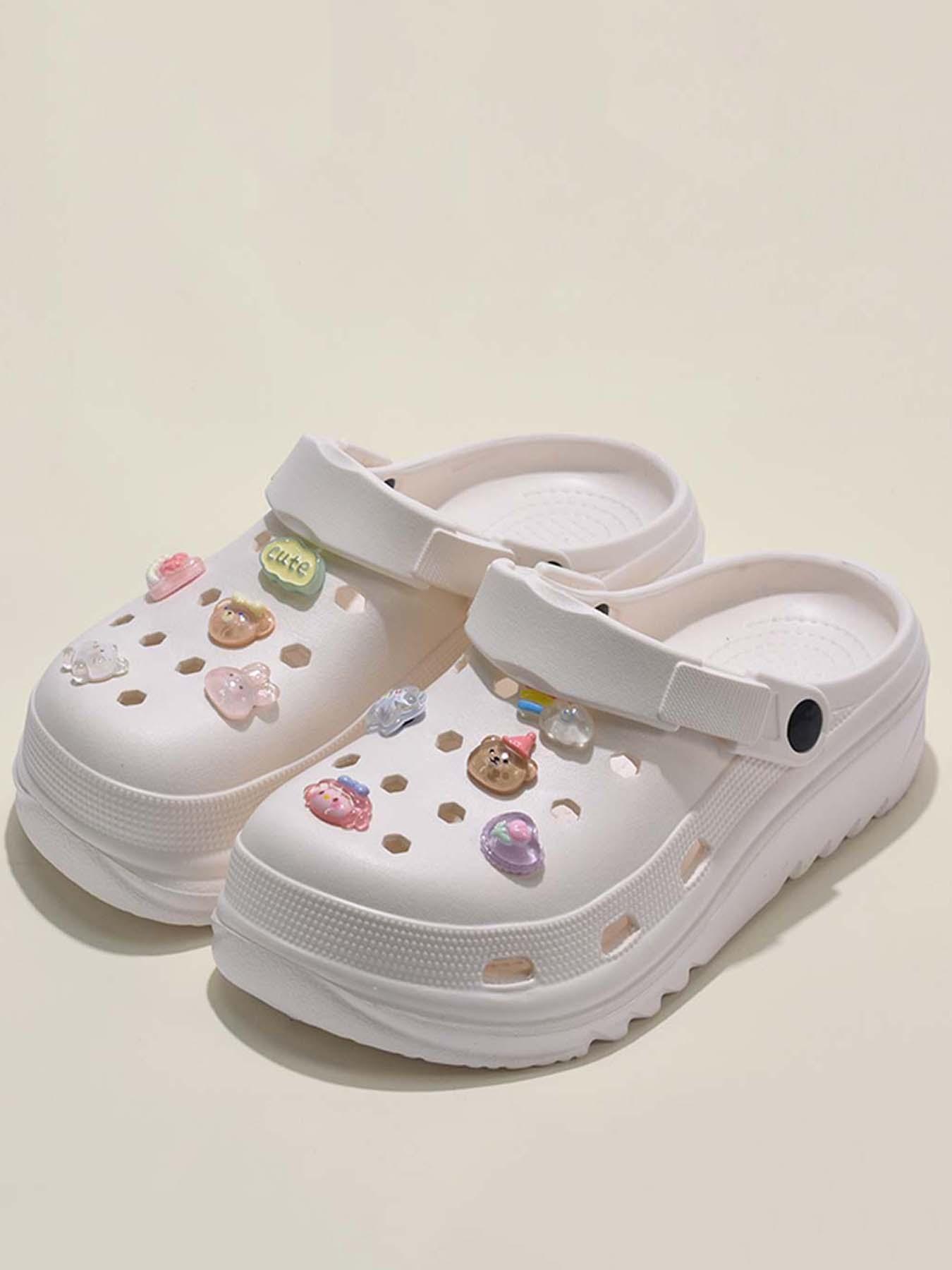 Summer New Soft Cute Sweet Style Open-Toe Holey Shoes for Women, Fish ...