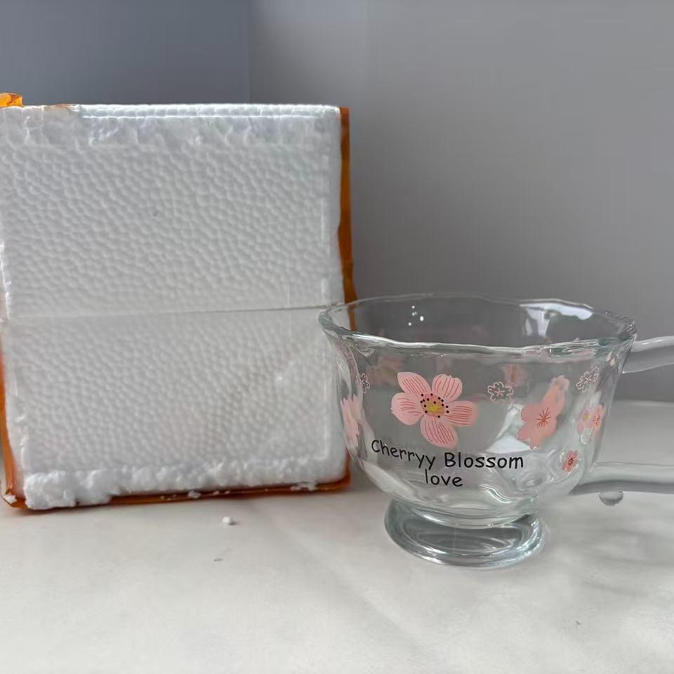Creative Handle Glass Multi-Use Cup, Elegant Design, Perfect for Coffee ...