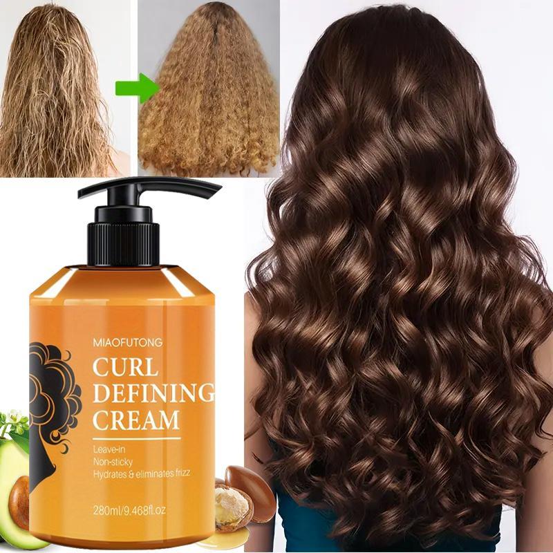 Curl Defining Cream 280ml for Wavy & Curly Hair – Anti-Frizz ...