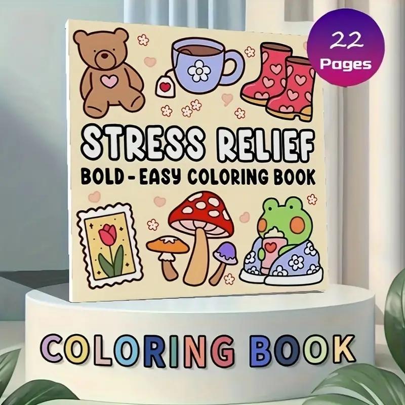 Teens & Adults 5-Pack Girly Coloring Books – Soft Cozy Designs, Mind ...