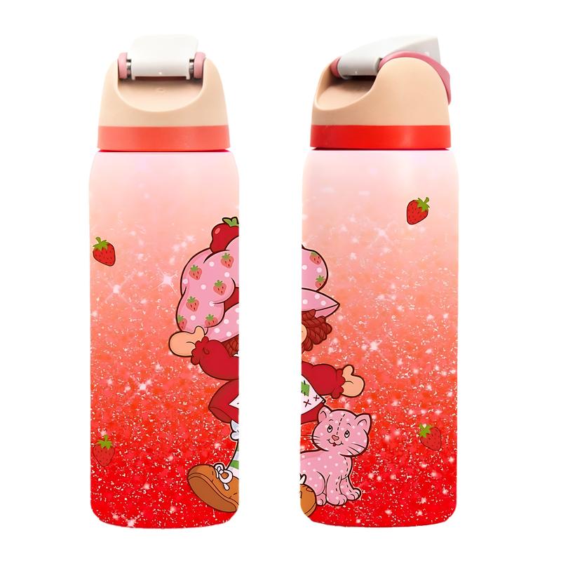 Stainless Steel Tumbler 19/24/32oz - Strawberry Gradient Mug - TikTok Shop