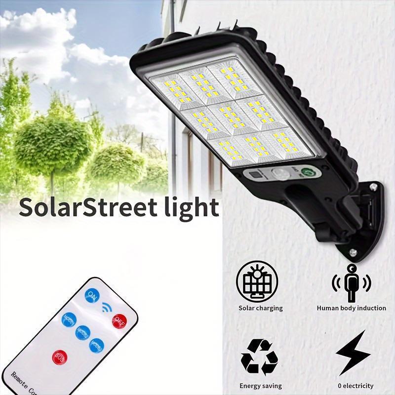 Solar Light Outdoor LED Solar Street Light, Remote Control Outdoor ...