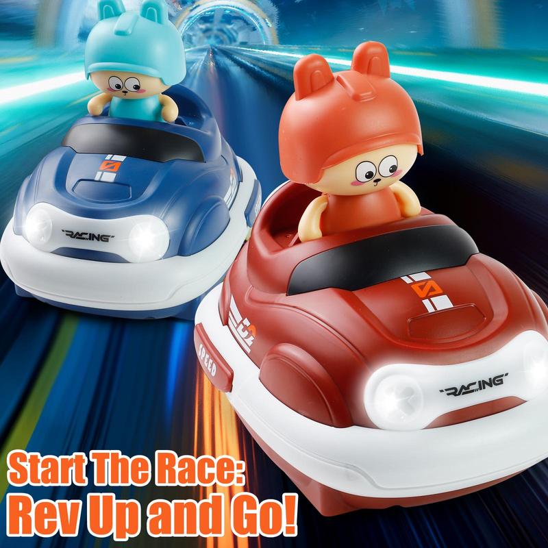2 Pack RC Bumper Car - Remote Control Car Toy for Kids & Adults ...