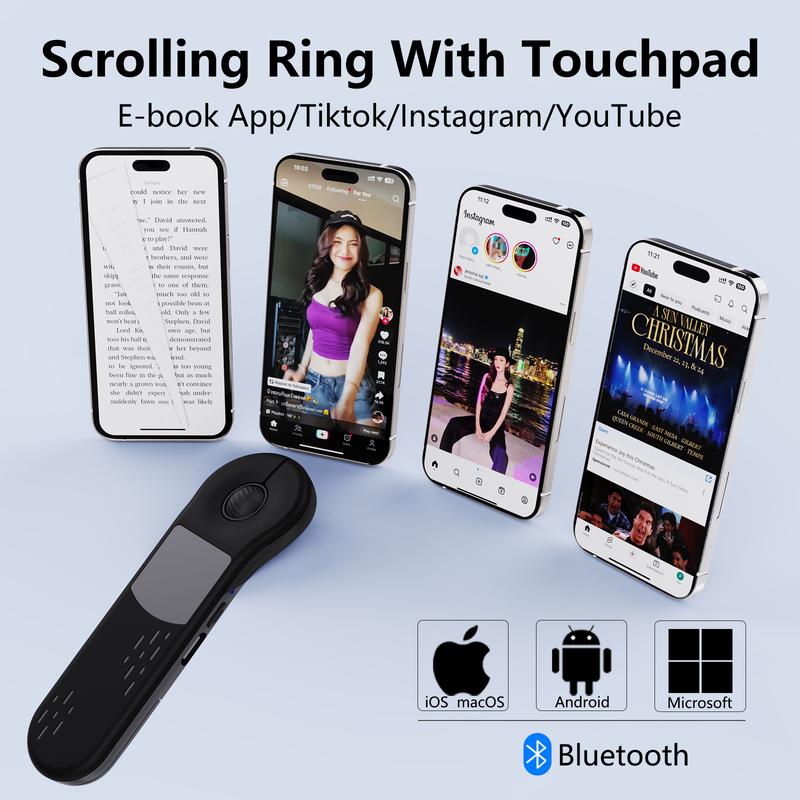 Remote control Bluetooth Rechargeable Handheld Scrolling Air Laser ...