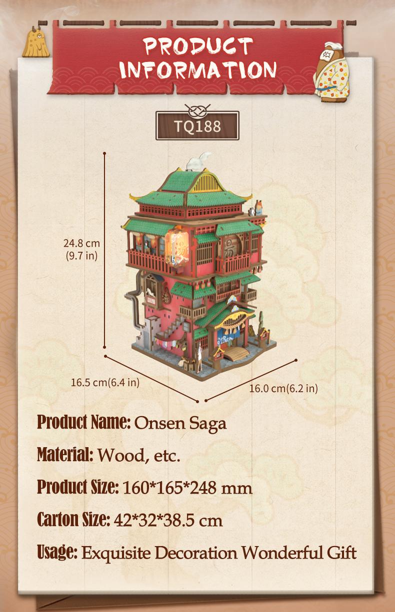 Tonecheer 3D Puzzle Kit for Adults, DIY Wooden Model Building Set ...