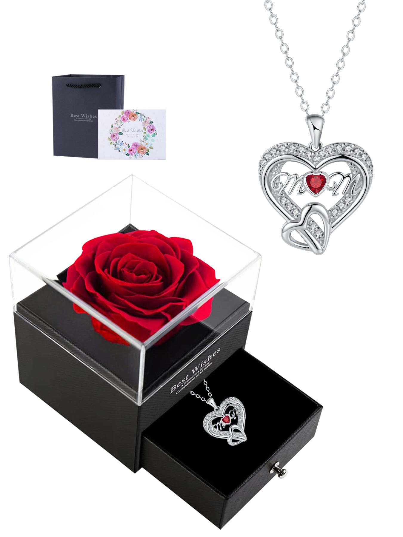 Heart-Shaped Mom Necklace, Elegant Plain Design, Ideal Gift for Mother ...