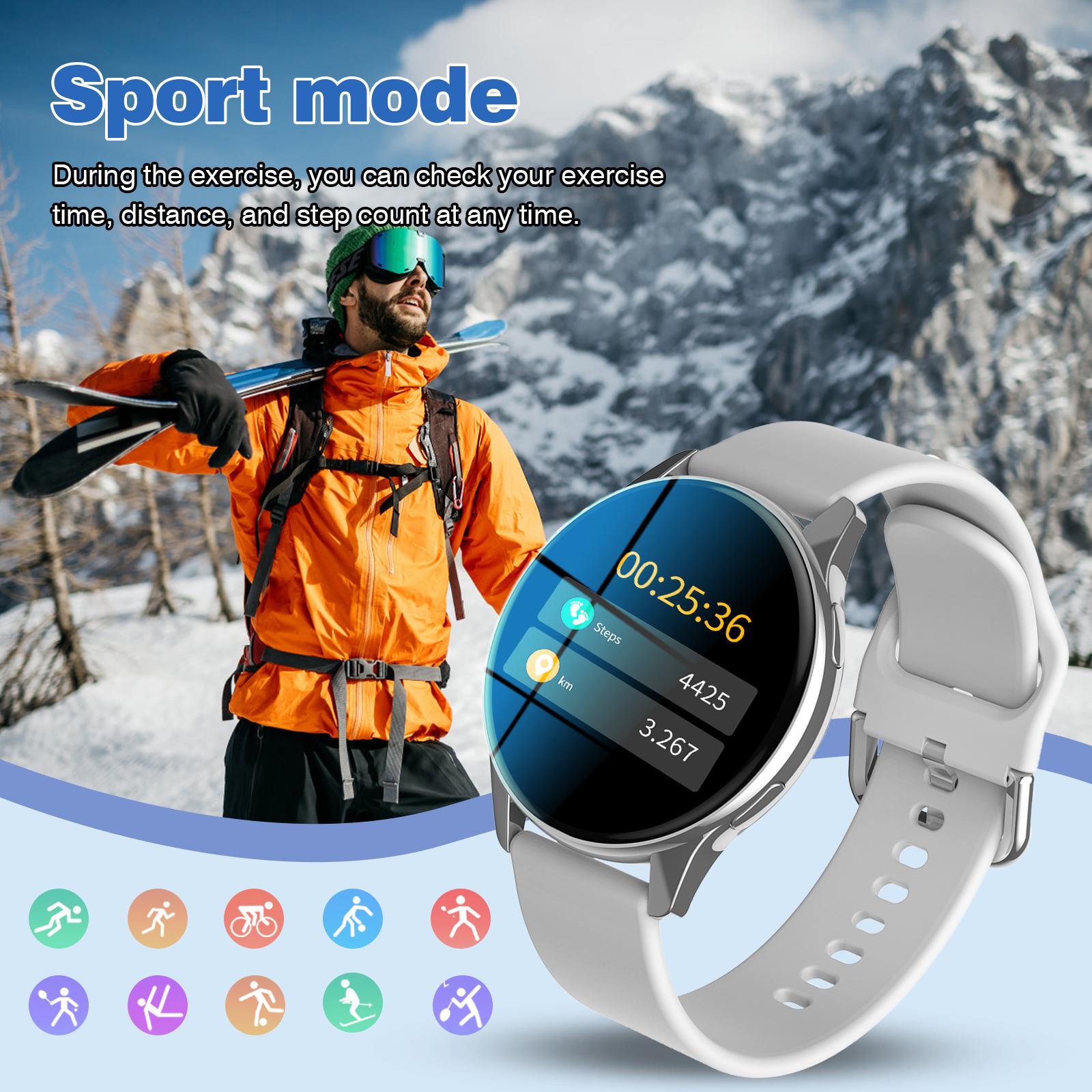 Unisex Smart Bracelet, Wireless Calling & Answer Function, Pedometer ...