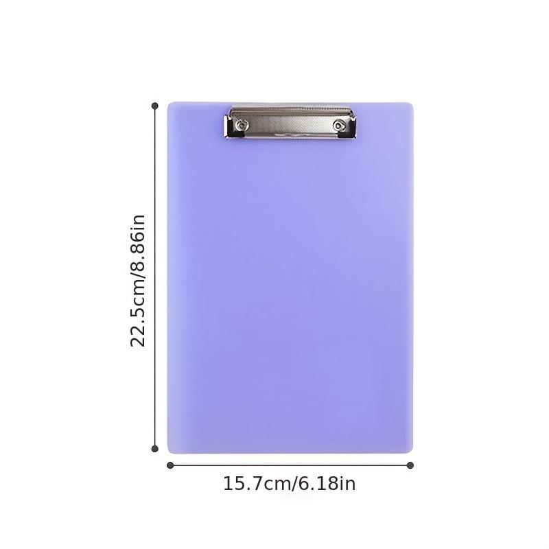 1pc A5 Clip Writing Pad Board Clip, Reusable Plastic Writing Pad ...