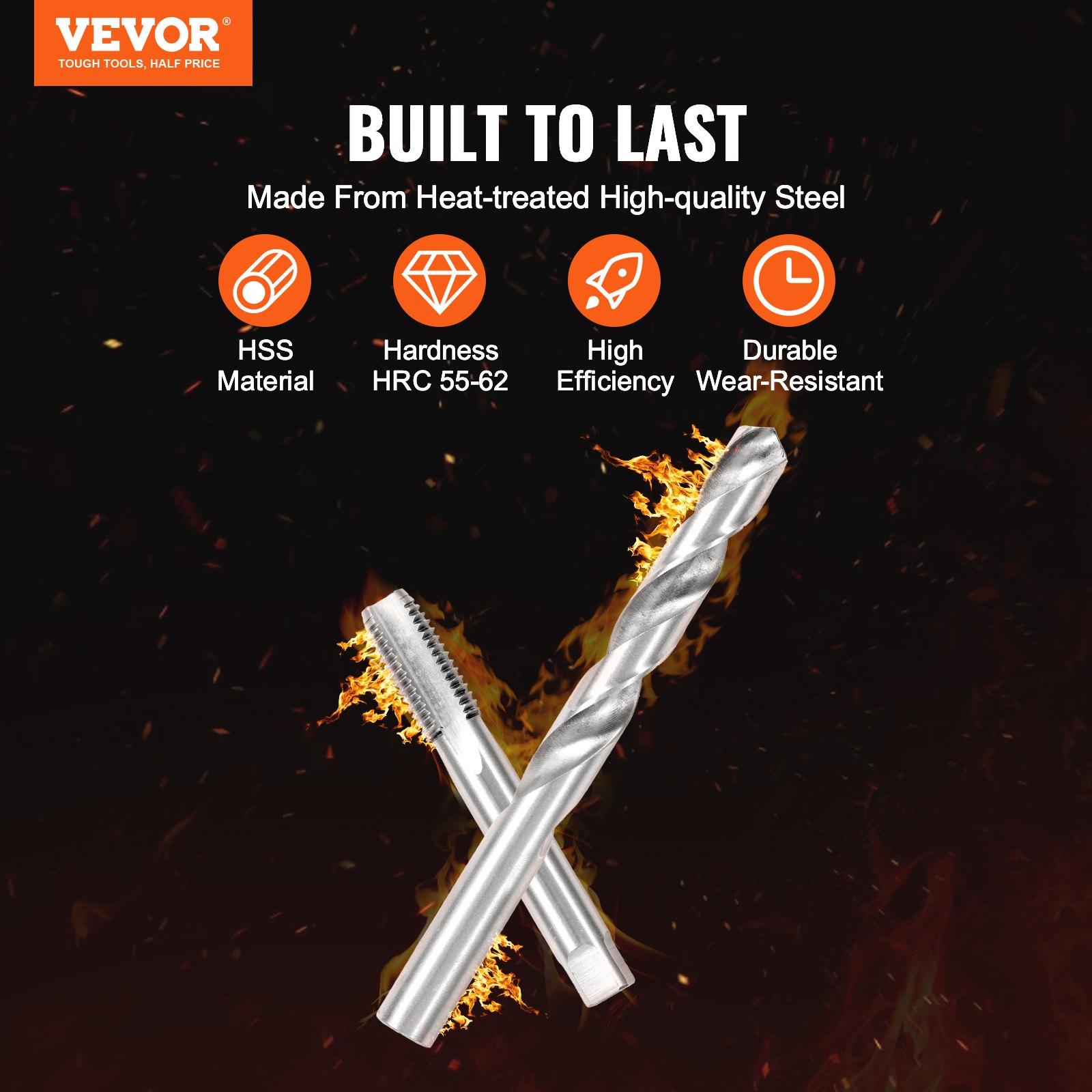 【Father's Day gift】VEVOR Helicoil Thread Repair Kit, 166-Piece Metric ...