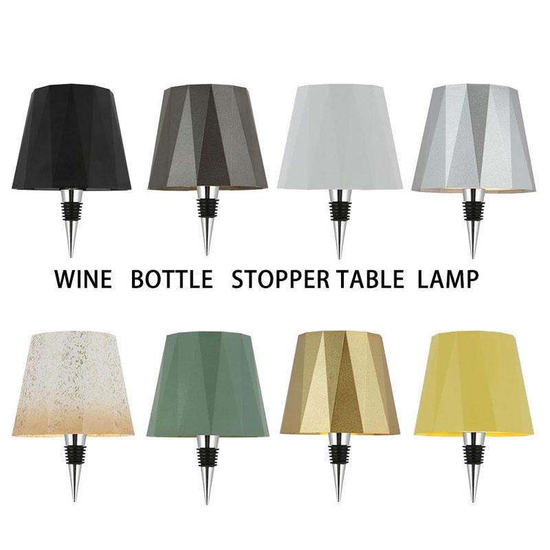 LED Bottle Table Lamp, Rechargeable Bar Restaurant Decorative ...