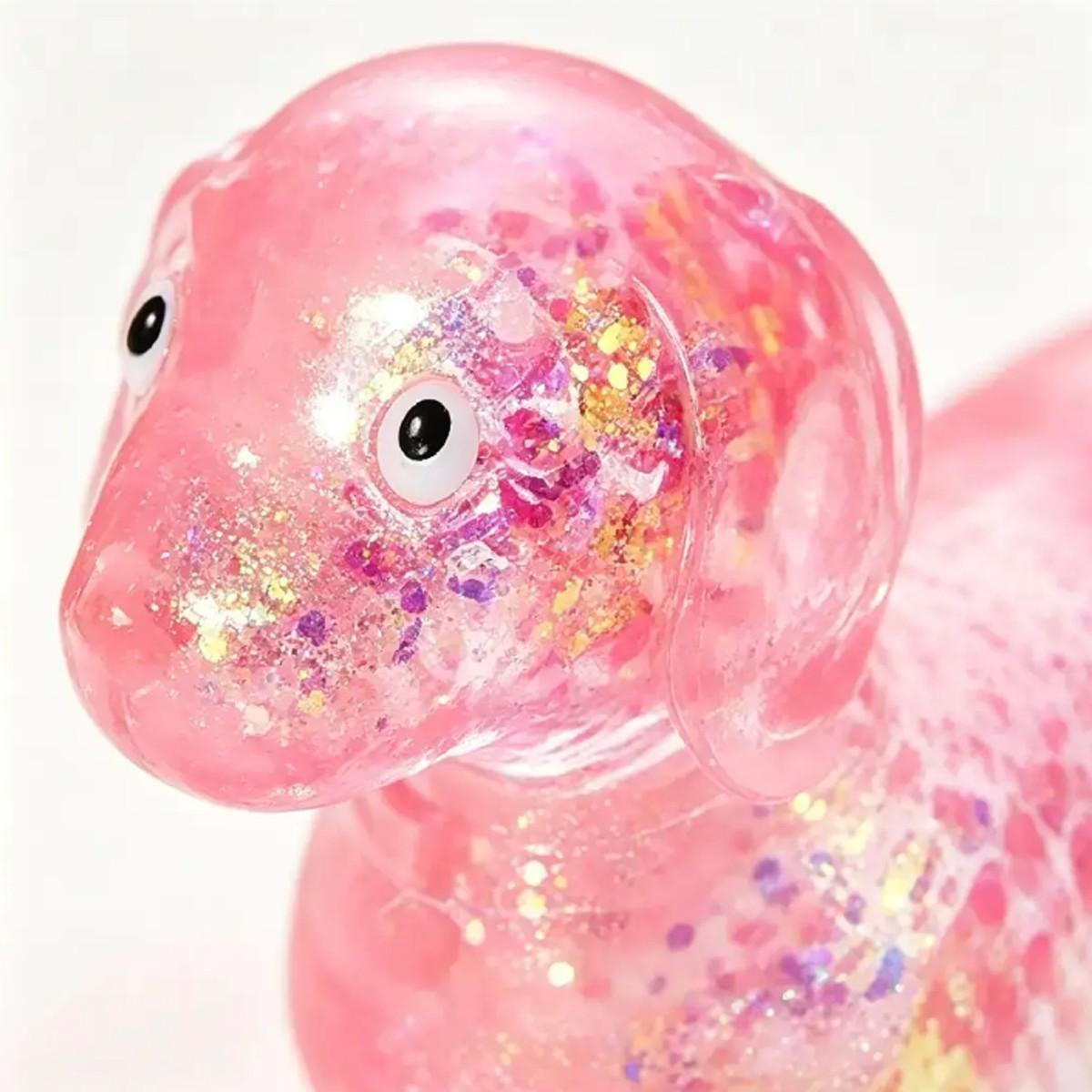 Squishies Anxiety Fidgets - Upgraded Sparkly Dachshund Gel Stretch ...