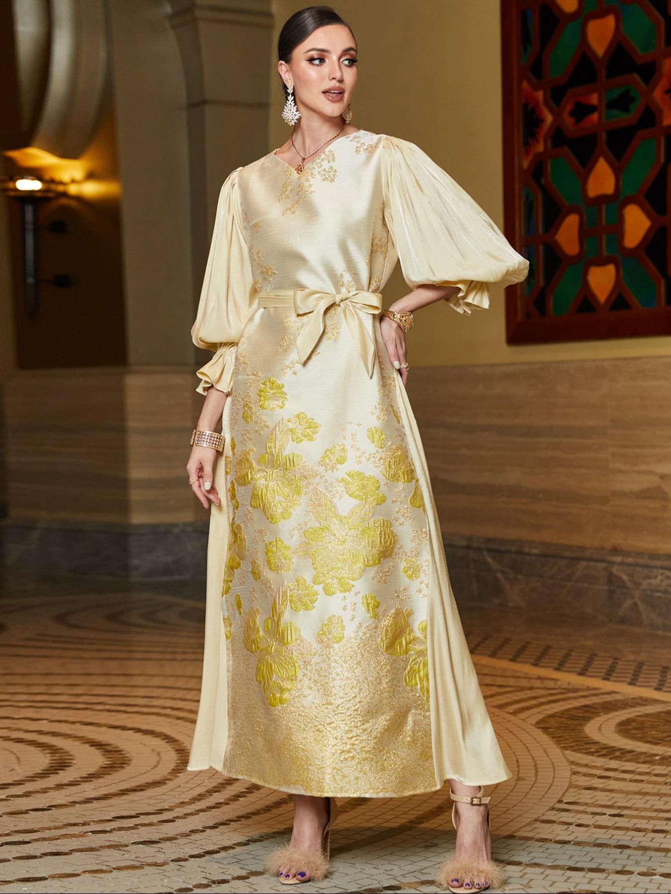 Women's Handmade Beaded Fashion Dress - Middle East Style - TikTok Shop