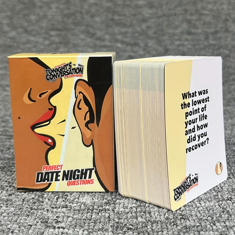 Date Night Question Card Game, 1 Set Funny Conversation Card Game ...